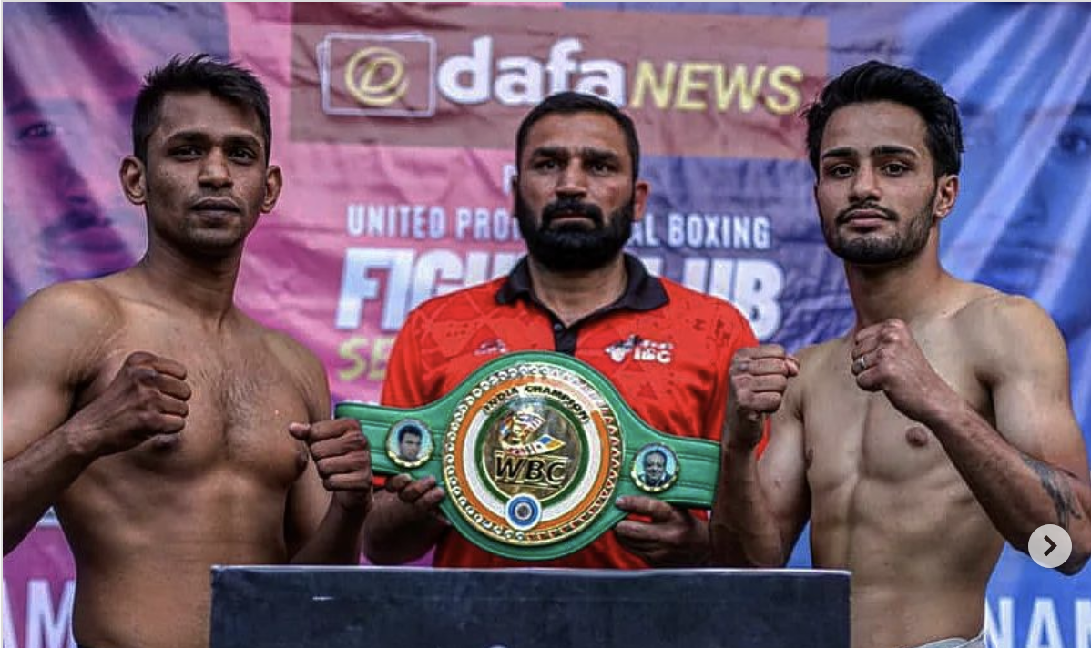 Pugilists Satnam Singh and Amey Nitin face-off in the first WBC India ...