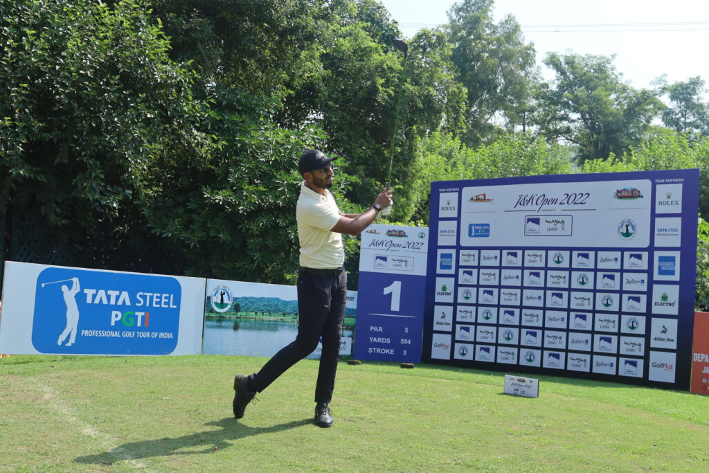 Yuvraj Singh Sandhu and Arjun Prasad in joint lead on day one of J&K ...