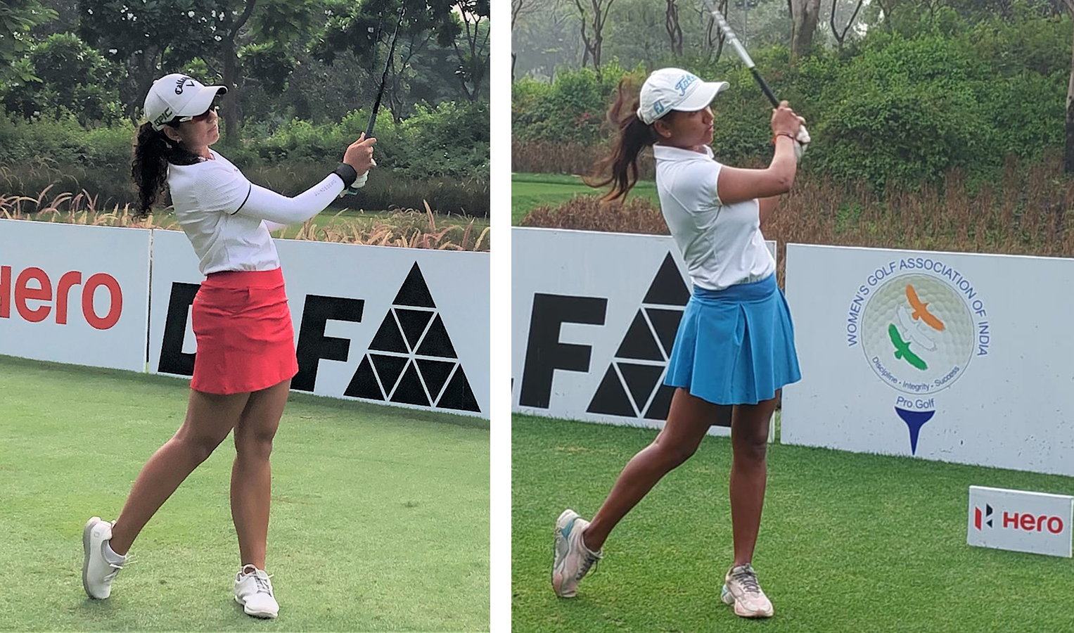 Gaurika and Rhea share lead after first round