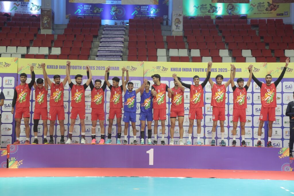 Jammu & Kashmir volleyball team lifts spirits with hard-fought KIYG gold