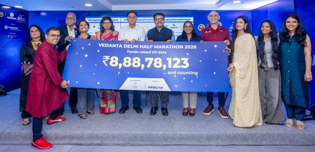 Vedanta Delhi Half Marathon 2026 Sets New Philanthropic Record
